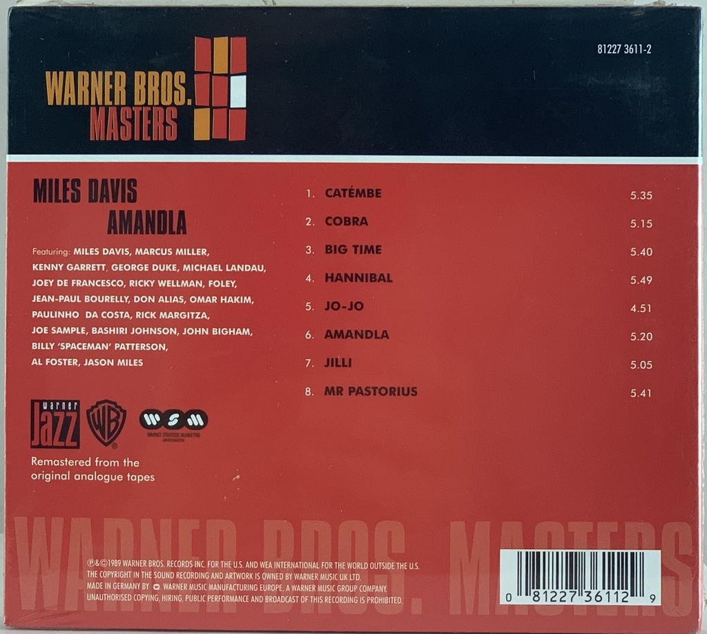 Miles Davis - Amandla (CD novo) digipack | Tracks Rio