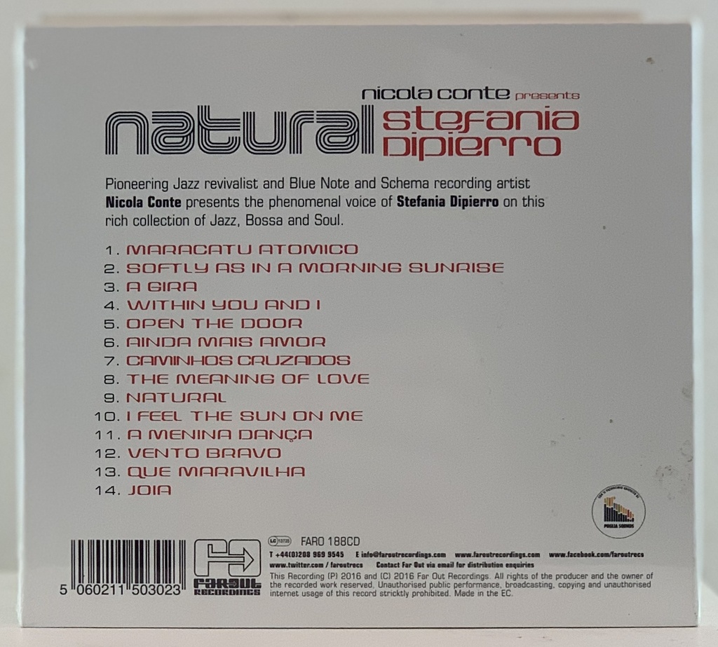 Stefania Dipierro - Natural (CD novo) | Tracks Rio